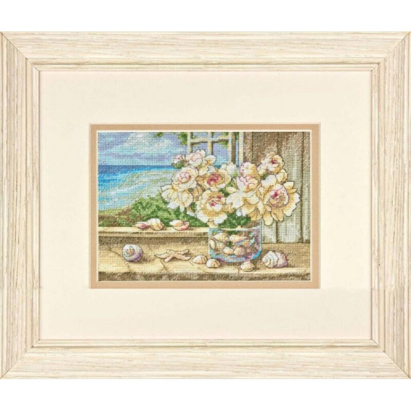 70-65125 Набор для вышивания крестом "У моря By the Sea", 18*13см DIMENSIONS
