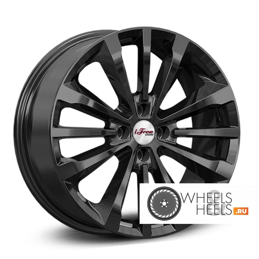Диск автомобильный литой iFree Андерсен 17x7 4x100 et43 dia60.1 Черный