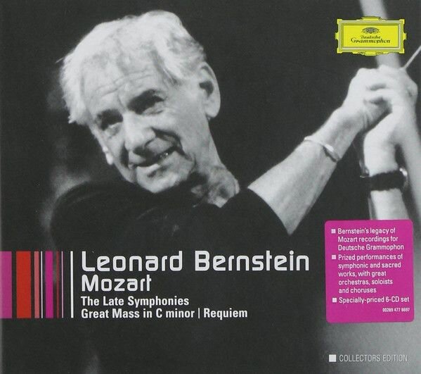 Диск MOZART: Late Symphonies / Bernstein (6 CD)