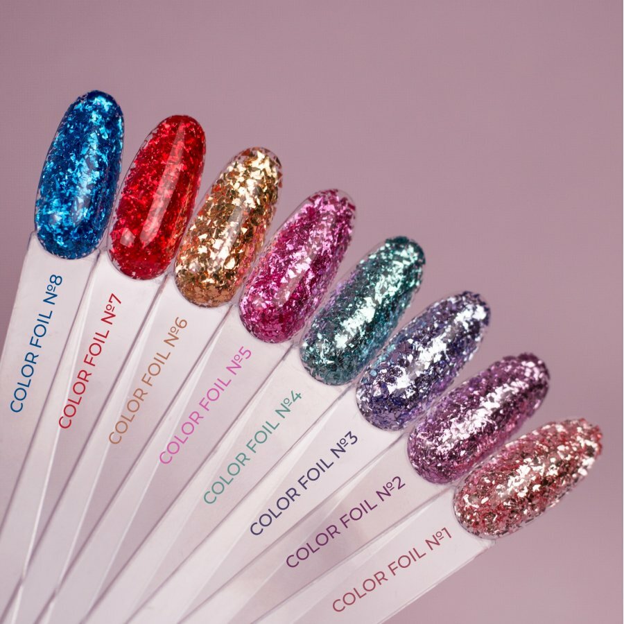 Дизайн для ногтей Iva Nails Color Foil №02