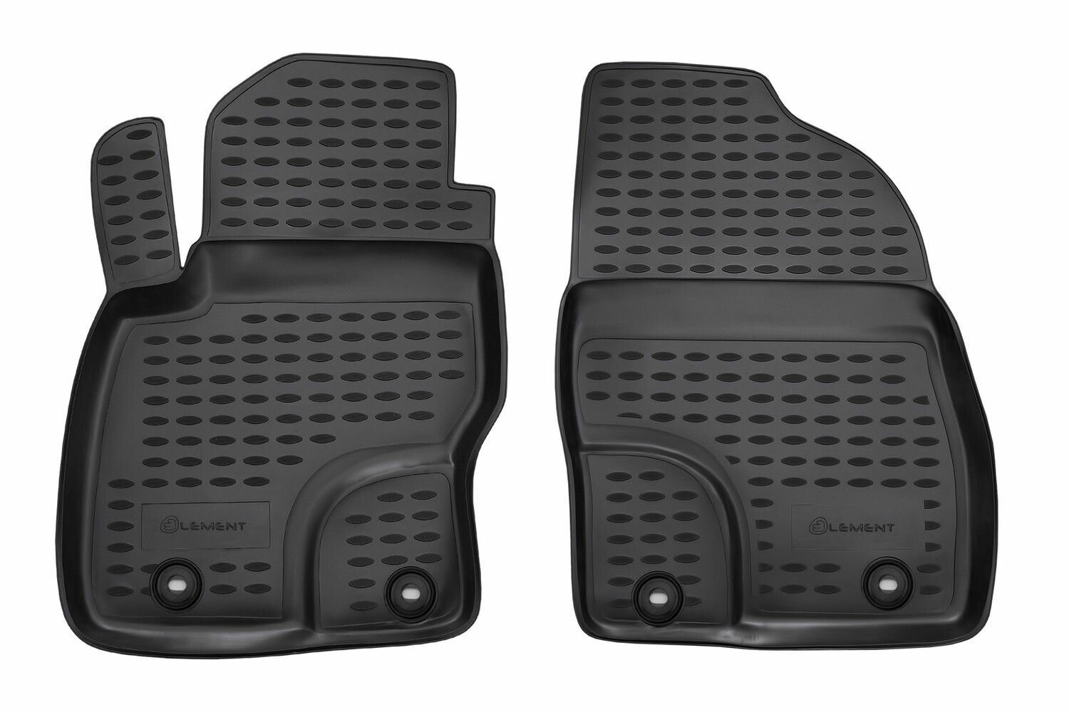 Коврики в салон для FORD Focus II 2004-2011, 1-й ряд, 2шт. (полиуретан) NLC.16.03.210F