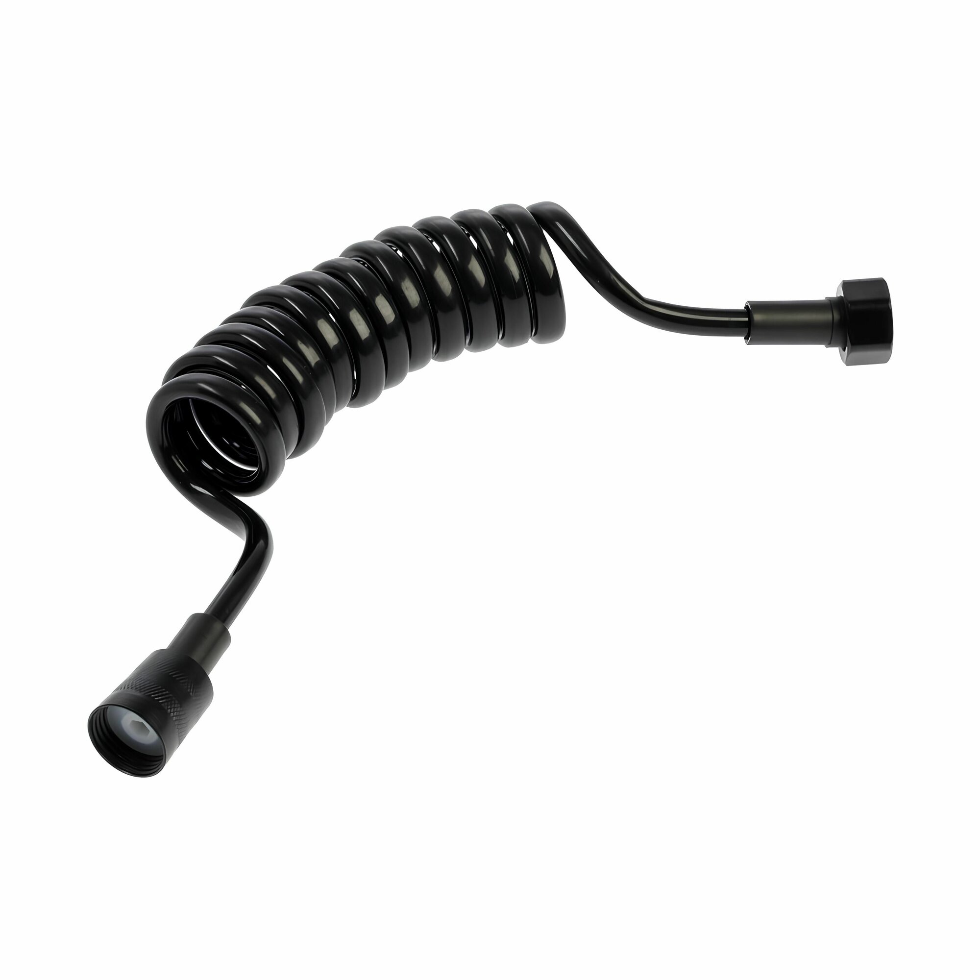 Шланг для биде пружинный от бренда санакс 25-150 см, черный 1/2