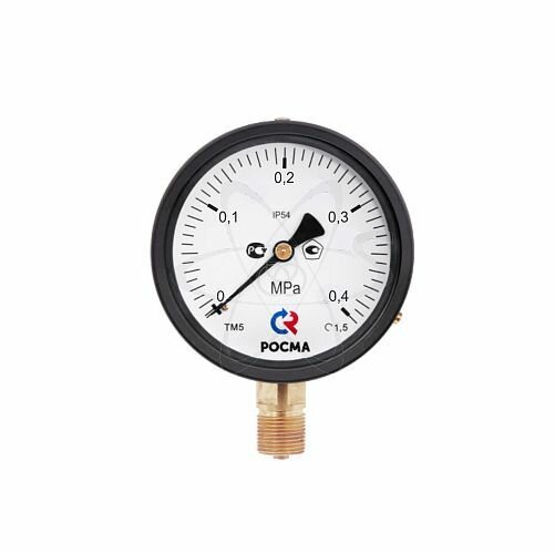 Манометр ТМ-510Р.00 (0.0,4МРа) М20x1,5.1,5. тех - росма