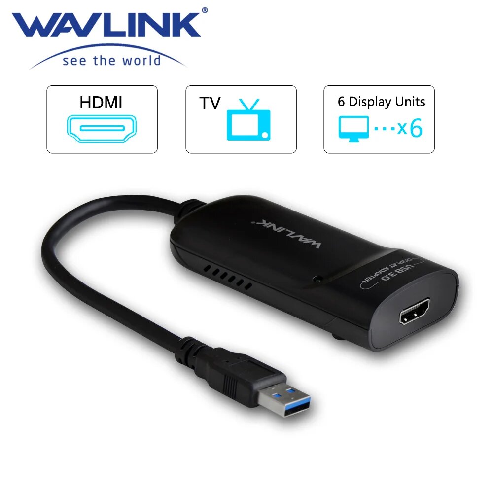 WAVLINK Адаптер USB 3.0 к HDMI — фото 1