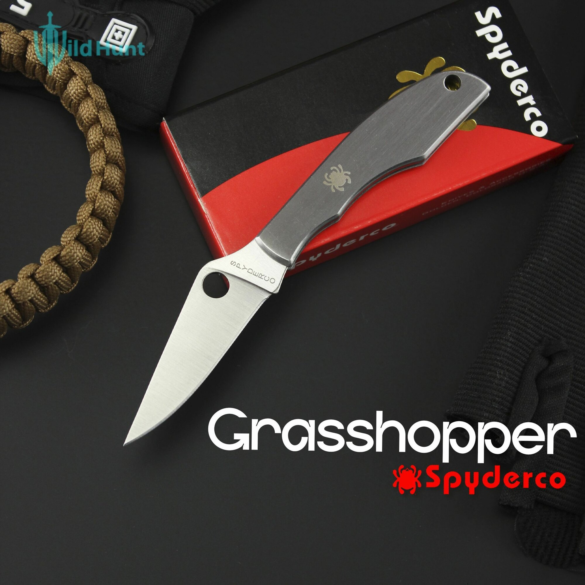 Складной нож Spy Grasshopper SS C138P сталь 12C27, рукоять 410SS