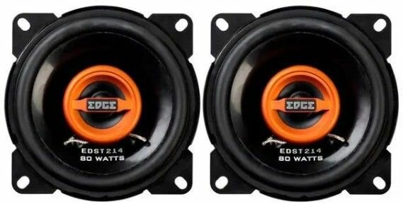 Автоколонки Edge EDST 214-E6, оранжевый/черный