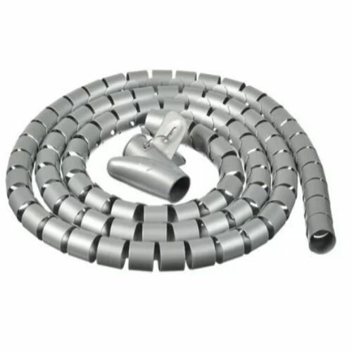 Кабельный органайзер "Buro BHP", пластик, диаметр 25мм, серебристый, 1шт