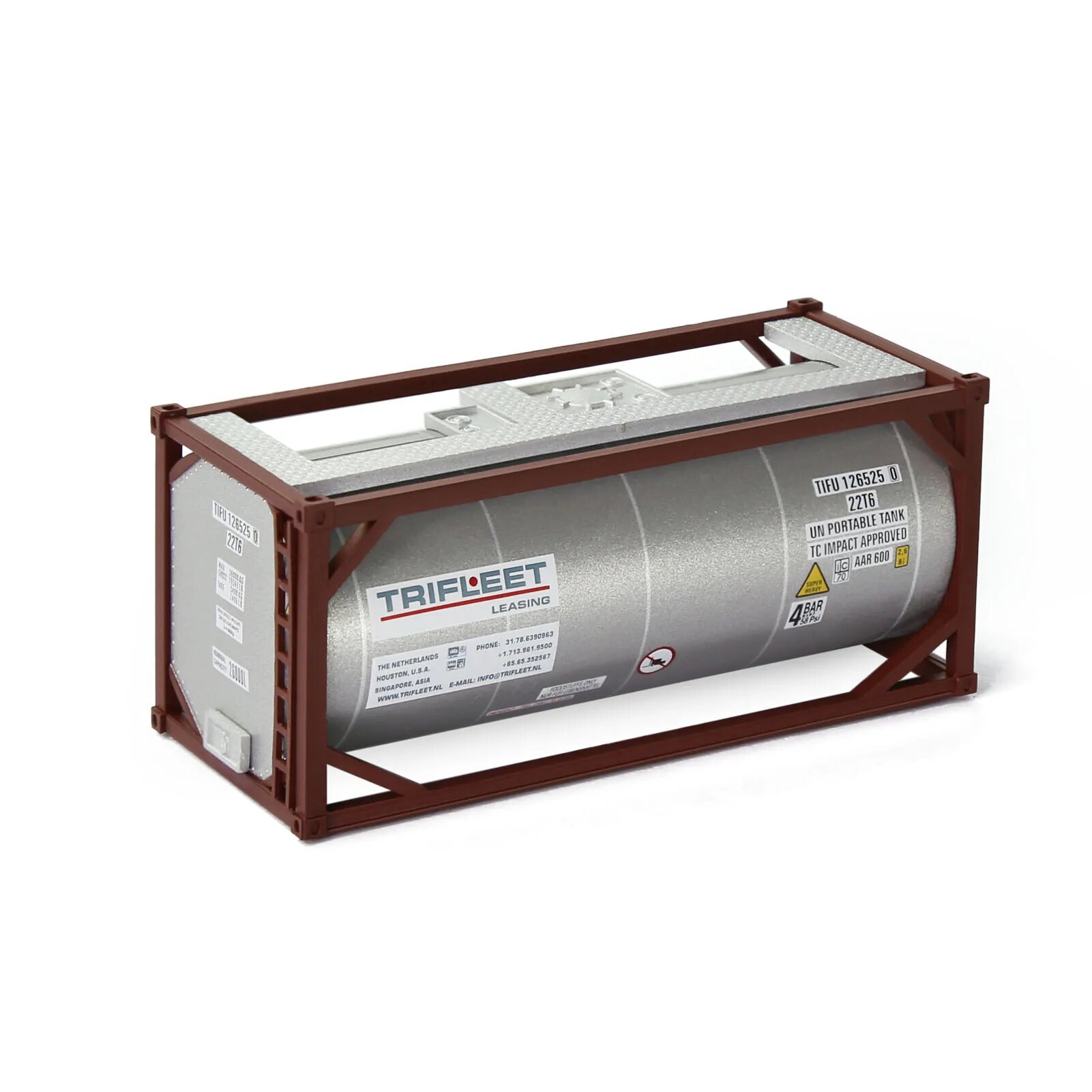 Evemodel C8723 1 единица в масштабе HO 1:87 20-футовый контейнер-цистерна 20-футовый танк-контейнер Доставка Интермодальный контейнер