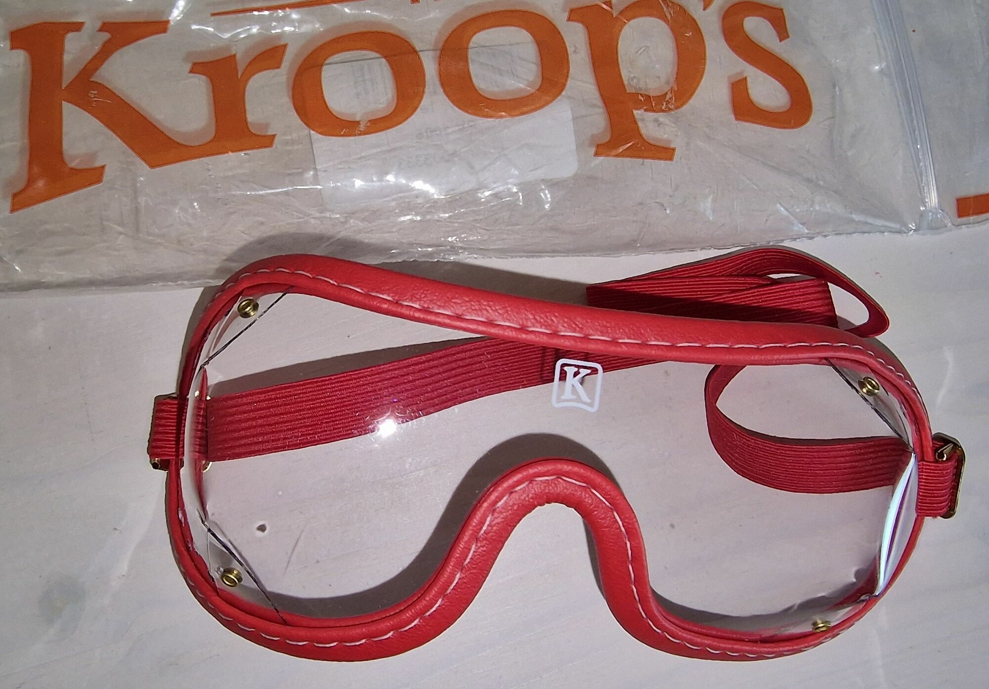 Kroop's, Очки парашютные, Красные