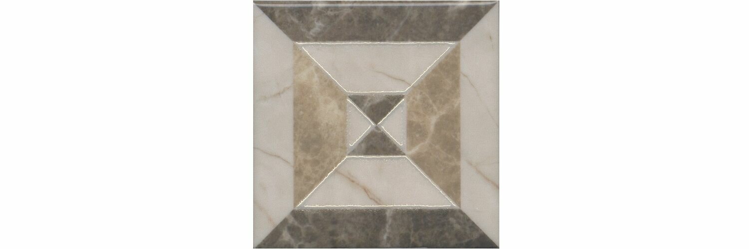 Керамическая плитка KERAMA MARAZZI TOC003 Бикуш Глянцевая 9,8*9,8 Цена за 1шт