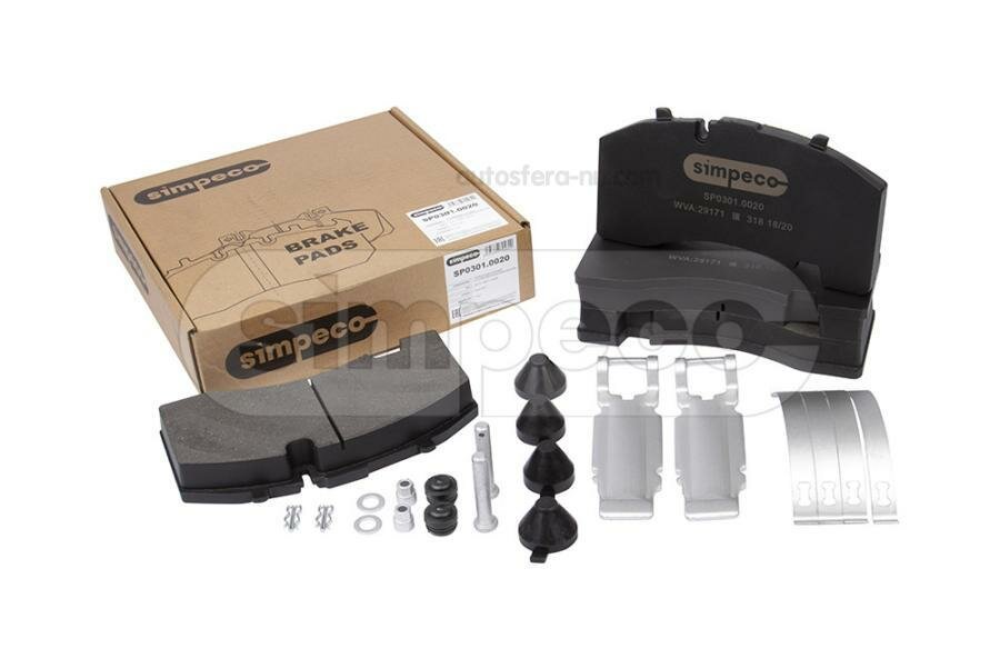 SIMPECO SP03010020 Колодки тормозные дисковые, комплект