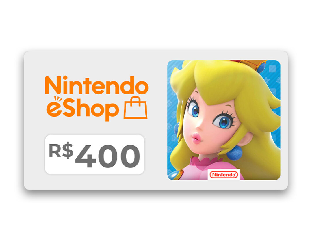 Карта оплаты Nintendo eShop 400 BRL Brazil [Цифровая версия]
