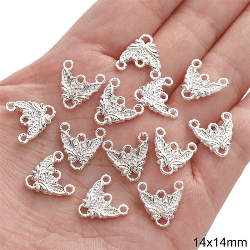 1-50 шт. новые подвески из сплава в китайском стиле, веер, цветок, подвеска в форме луны для DIY браслета, изготовления сережек, ювелирные изделия ручной работы