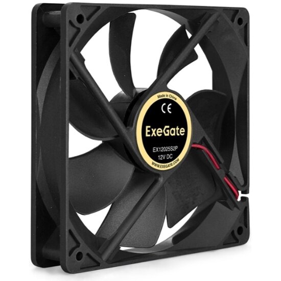 Вентилятор для корпуса Exegate EX12025S2P 12В DC 120x120x25мм 2pin (EX294048RUS)