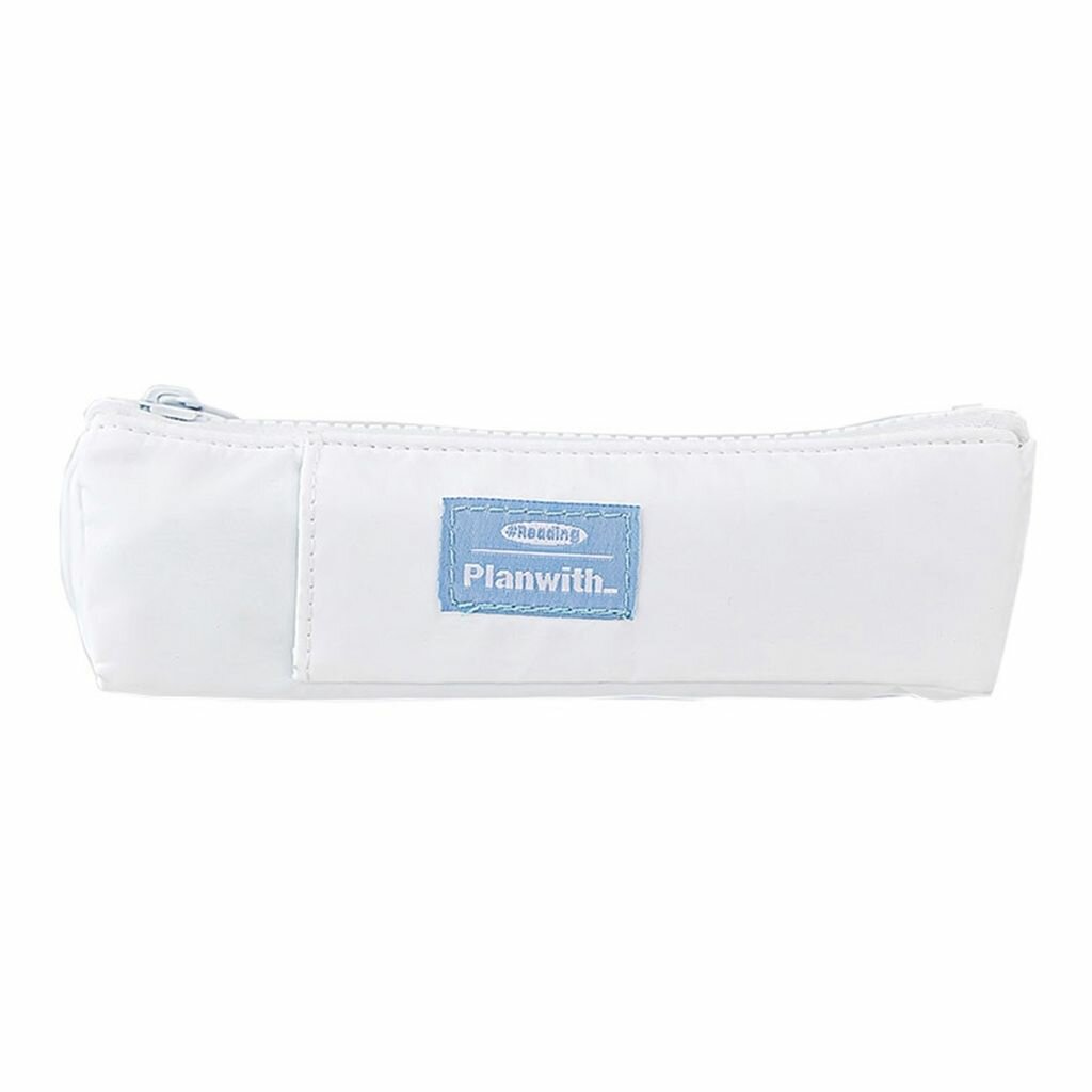 Сумка для карандашей с регулируемой резинкой для блокнотов, Белый