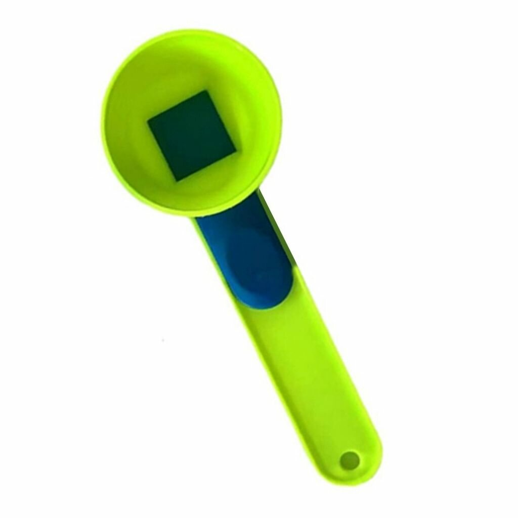 Выдвижная ложка для креативного протеинового порошка-зеленый