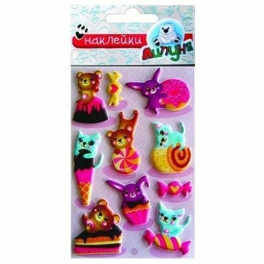 Наклейки Babyline "Сладости 2", с ароматом колы