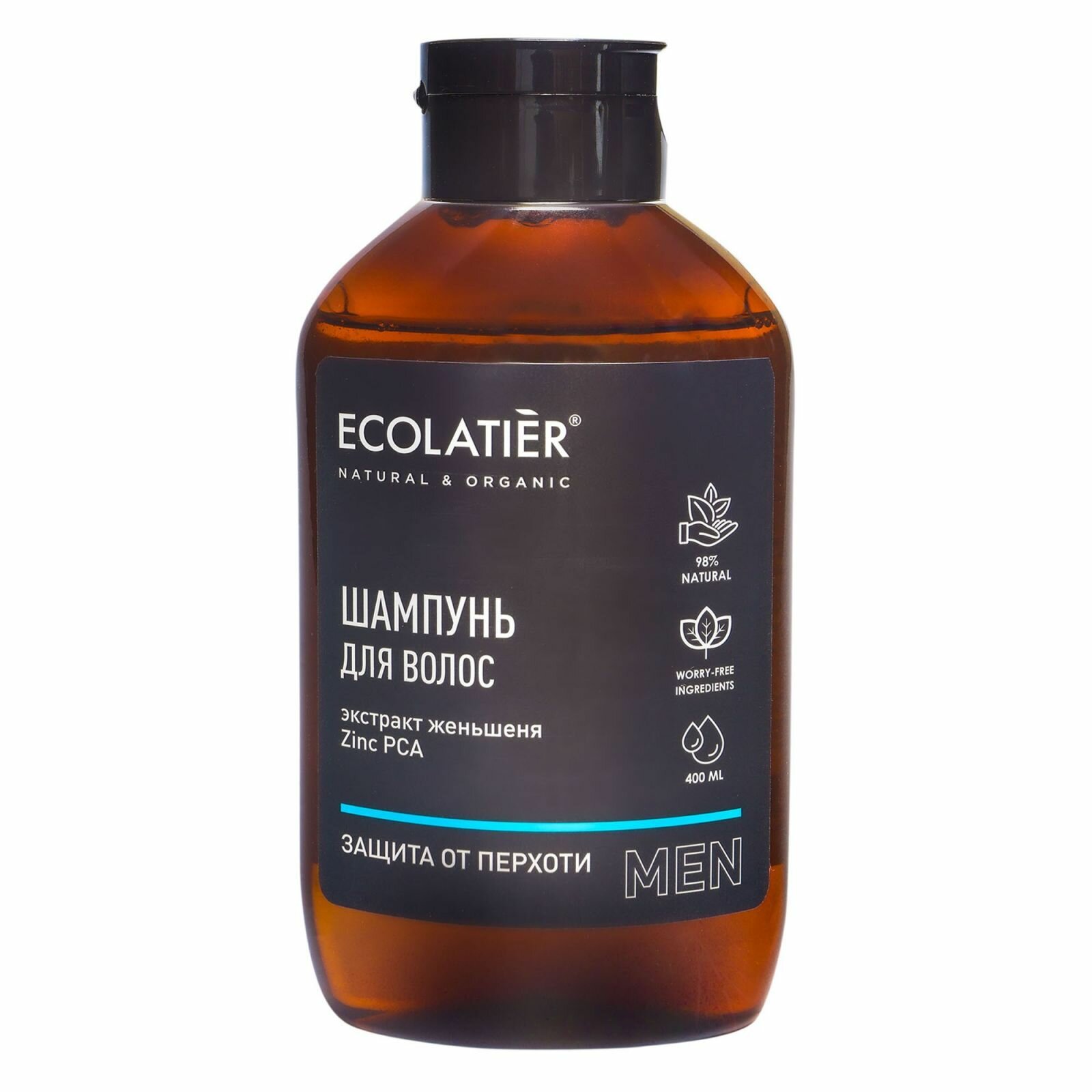 Шампунь Ecolatier мужской, Защита от перхоти, 400 мл