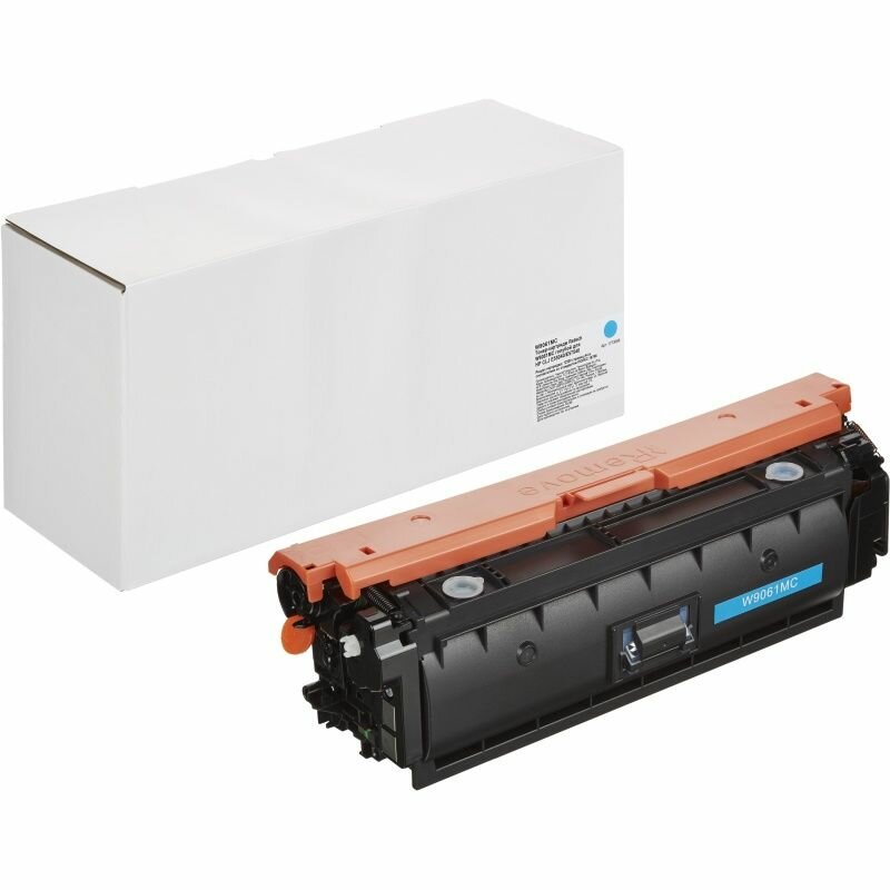Тонер-картридж Retech Голубой, для HP CLJ E55040/E57540 (W9061MC)