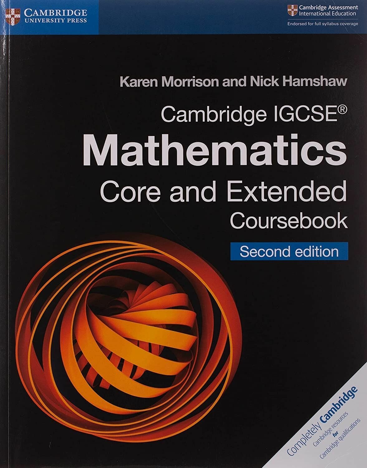 Cambridge IGCSE Mathematics Core andExtended Colored English Book Reprinted books