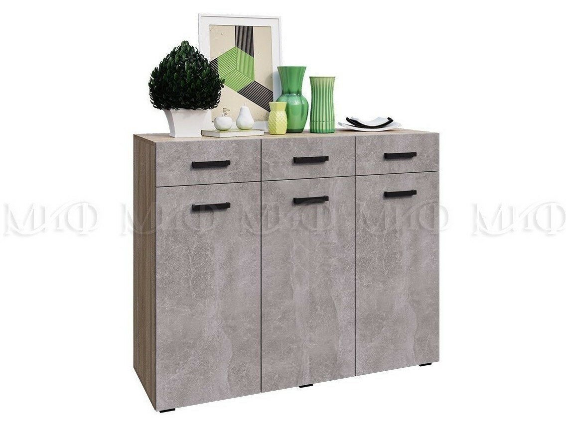 Нэнси New ЛДСП Комод (3д+3ящ)