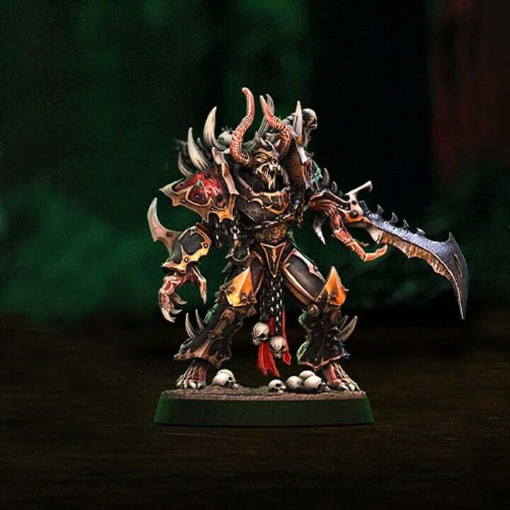 Possessed Одержимый Хаоса (Chaos Marines) Armies of Chaos (40мм) миниатюра для DnD (ДнД) и других Настольных игр( НРИ, Варгеймов или РПГ), фентези тематика