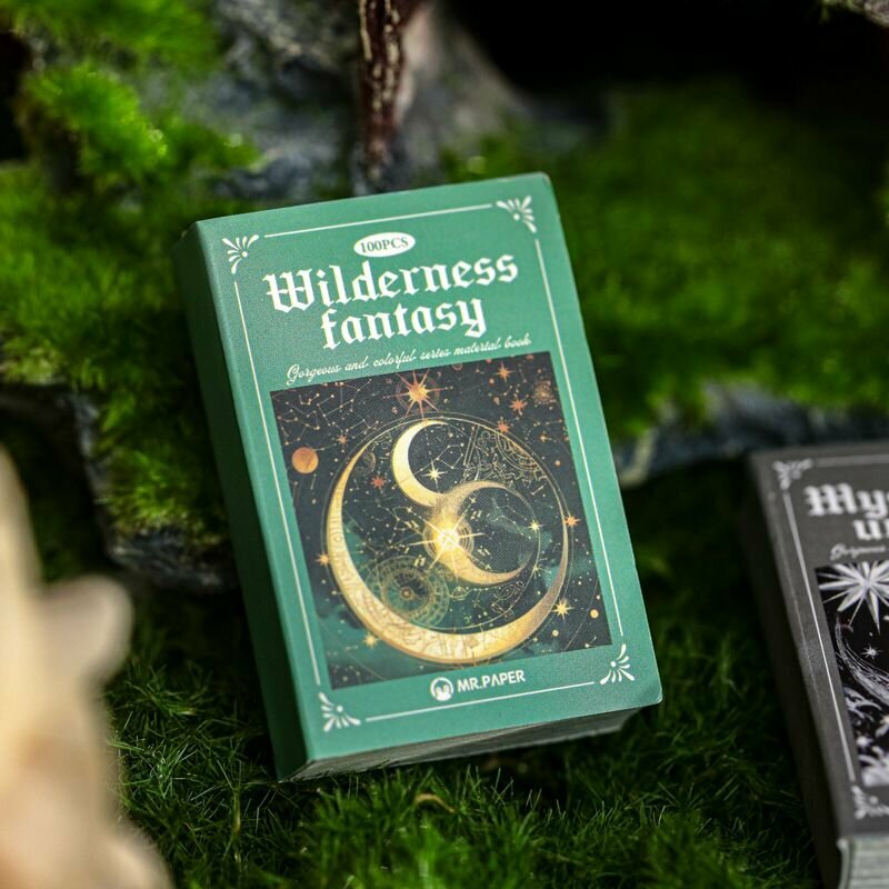 Бумага для скрапбукинга, Mr.paper, 100 листов/книга, стиль ретро, используется для оформления фона стен, коллажей