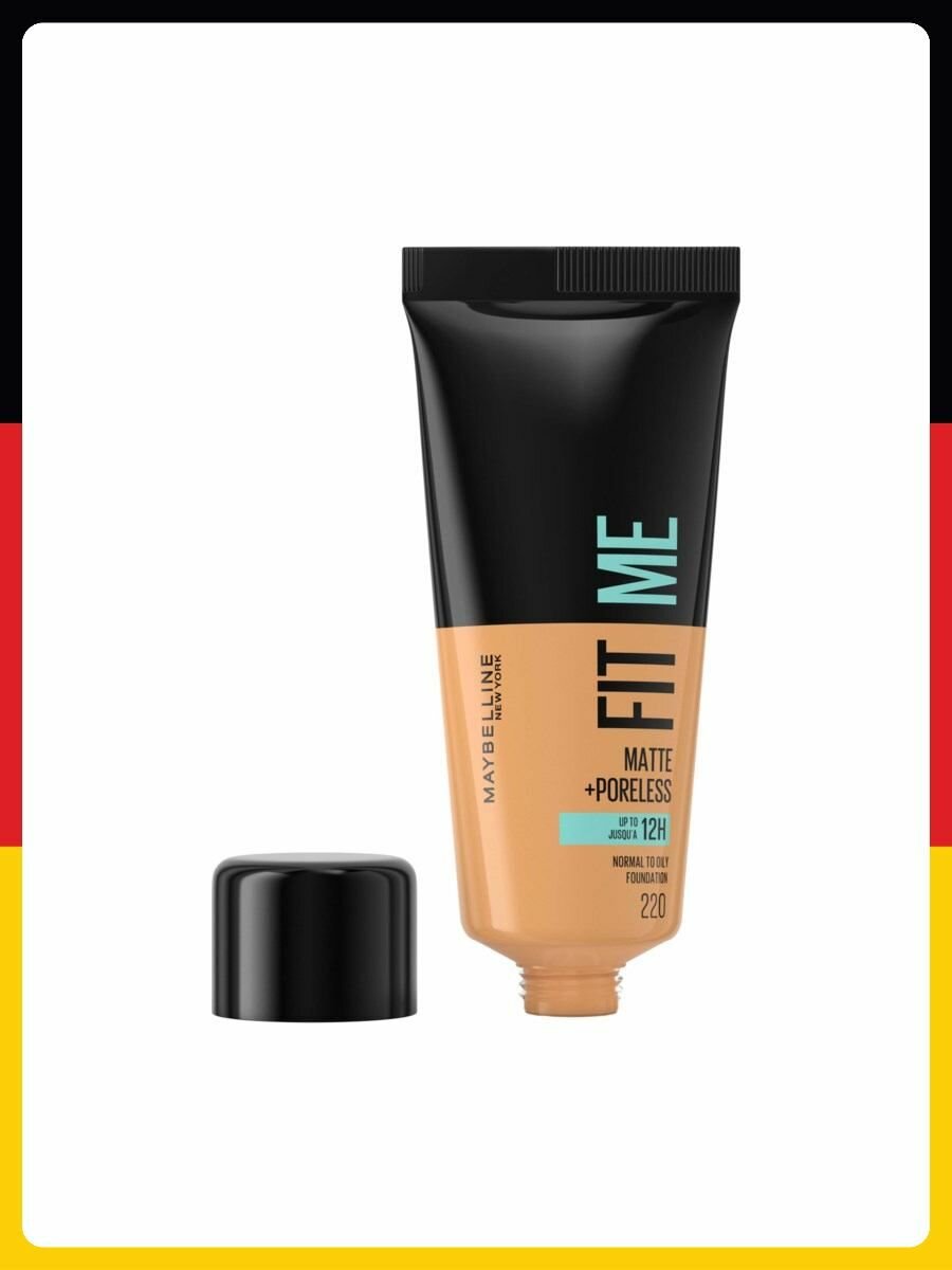 Тональный крем Maybelline New York Fit Me Matte + Poreless Foundation 220 Natural Beige