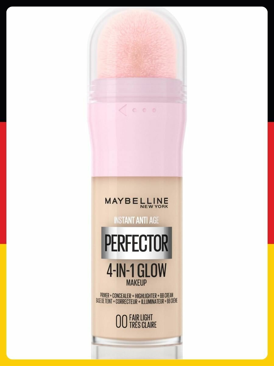 Хайлайтер Maybelline New York Instant Perfector Multi-Use Glow Liquid Makeup 00 Fair Light