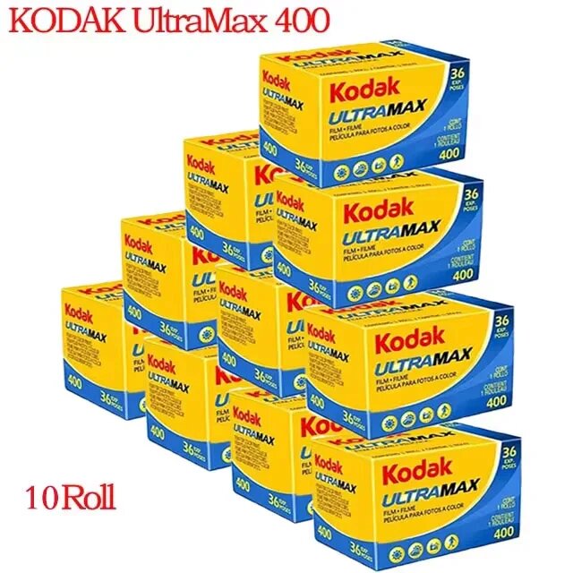 Цветная фотопленка Kodak UltraMax 400 35 мм 36 кадров 10 Roll