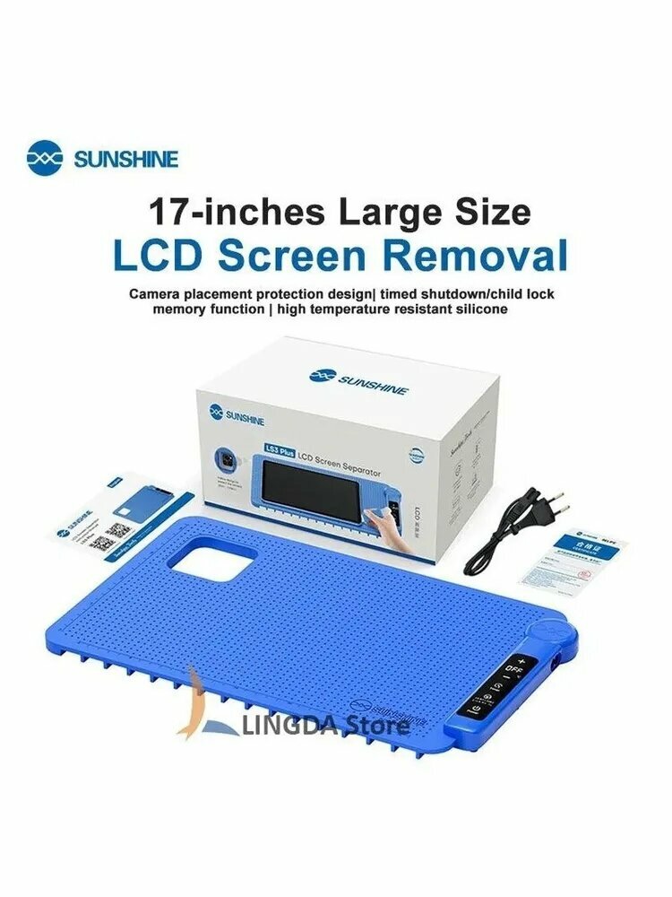 Термоковрик (сепаратор) для снятия дисплеев Sunshine LS3 Plus, разделитель ЖК-экрана, нагревательная платформа