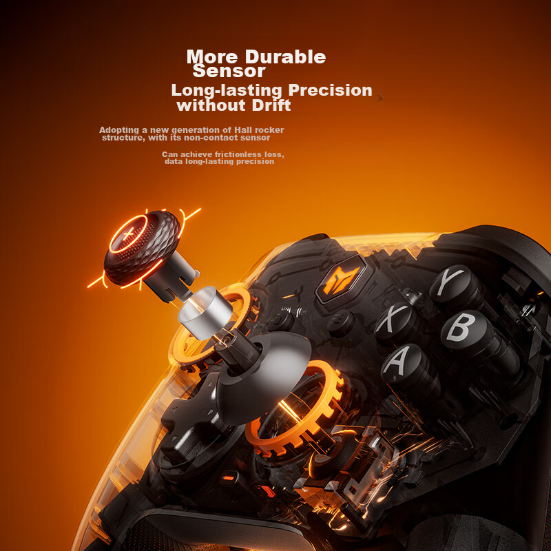 Mojiang Leifeng Dual Hall Wireless Game Controller, Xbox-Like, Switch Bluetooth PC Steam Black Myth： Wukong Motion Control NS Infinite Warmth, Standard Edition