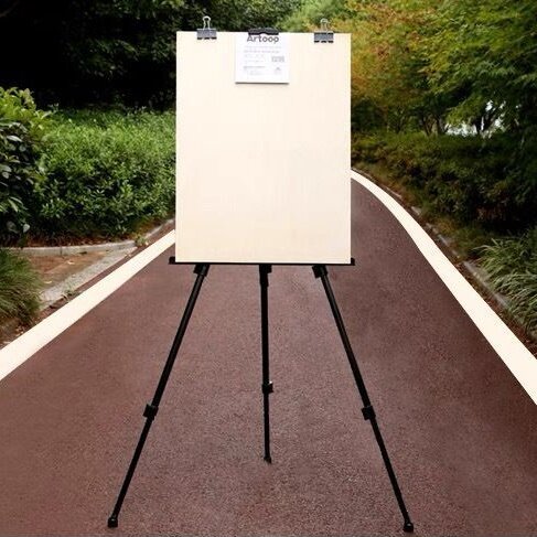 Мольберт Calligrata "Тренога", складной, напольный, регулируемый, высокий158см