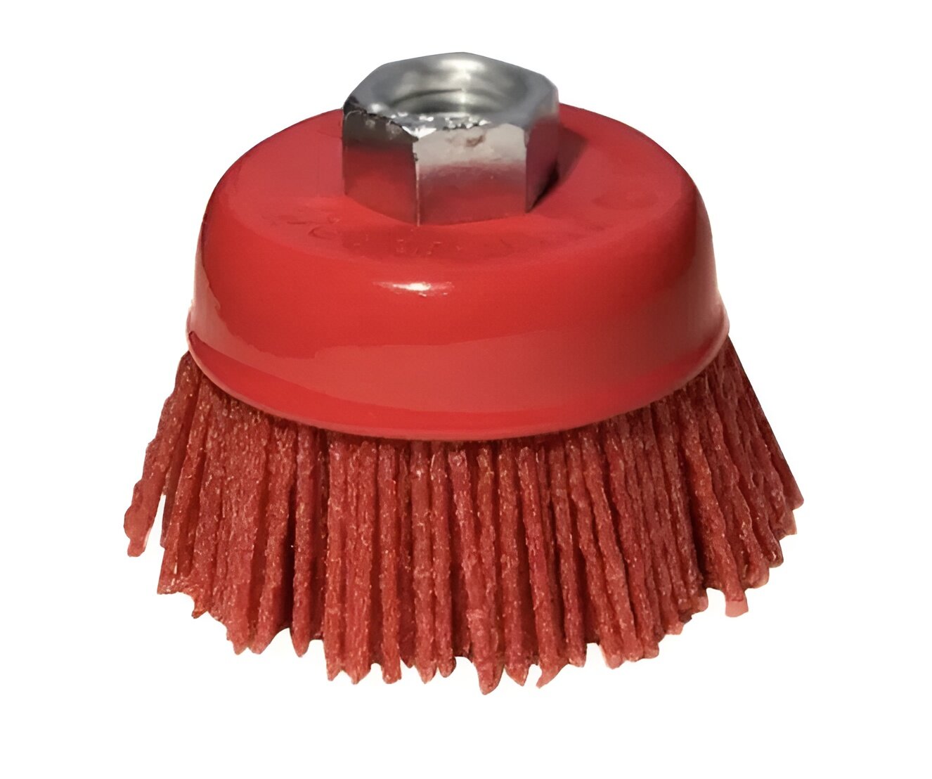 Нейлоновая щетка чашечная d65 мм М14 для УШМ абразивный нейлон, круг шлифовальный