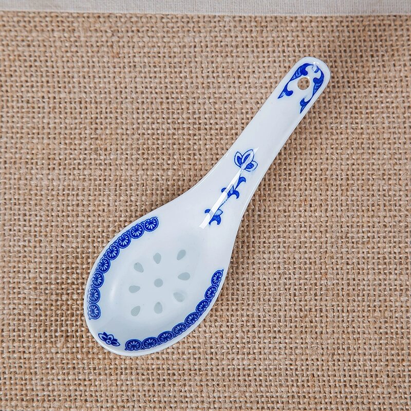 10 упаковок ложек, керамических ложек, маленьких ложек, керамической посуды Цзиндэчжэнь, сине-белые изысканные бытовые