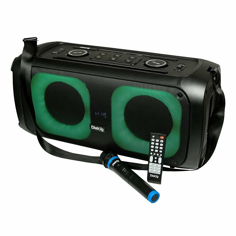 Колонка напольная Dialog Oscar AO-250, 1.0, 60W RMS, Караоке с беспр. микр, BT+FM+USB+TF+LED+ДУ