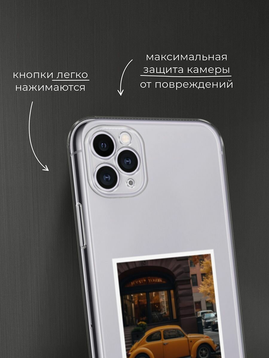 Чехол на Apple iPhone 11 Pro / Айфон 11 Про с принтом Осенний палароид — фото 1