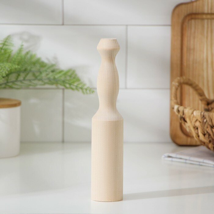 Картофелемялка-толкушка Доляна, 21×4 см, берёза ТероПром 9622141