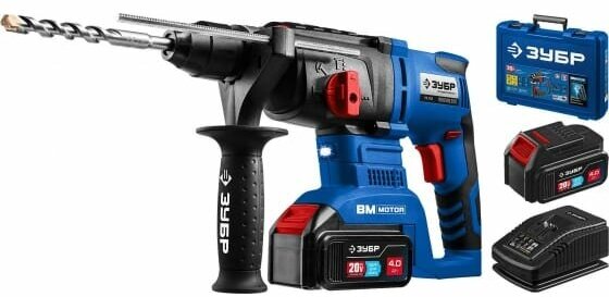 Бесщеточный перфоратор ЗУБР Профессионал 20В PB-260-42