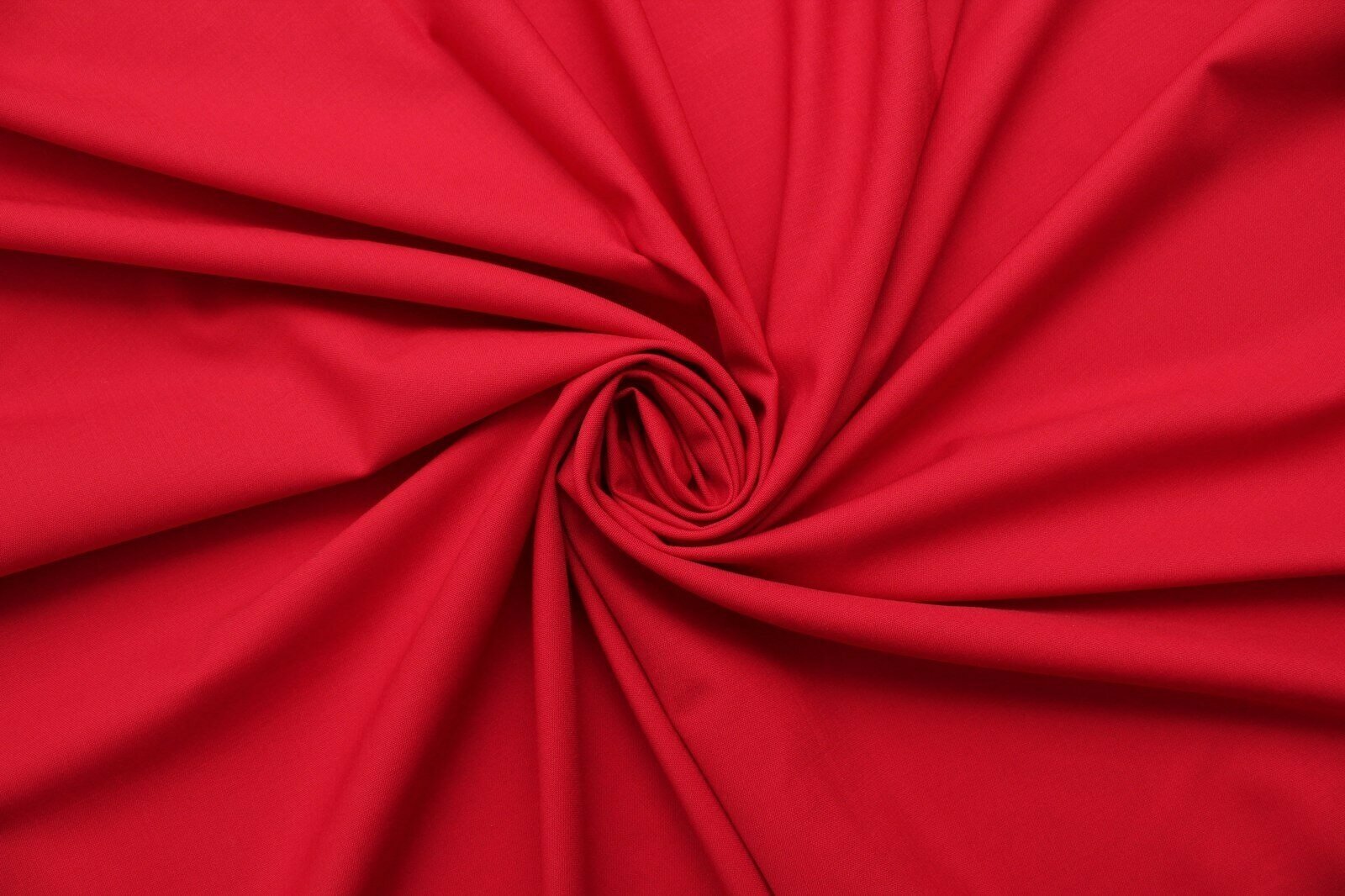 Ткань Шерсть стрейч костюмная ярко-красная, 190 г/пм, ш140см, 0,5 м