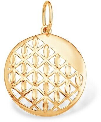 Подвеска, красное золото, 585 проба