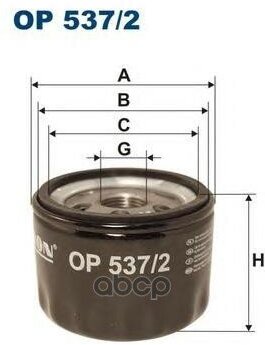 Фильтр масляный Filtron арт. OP5372