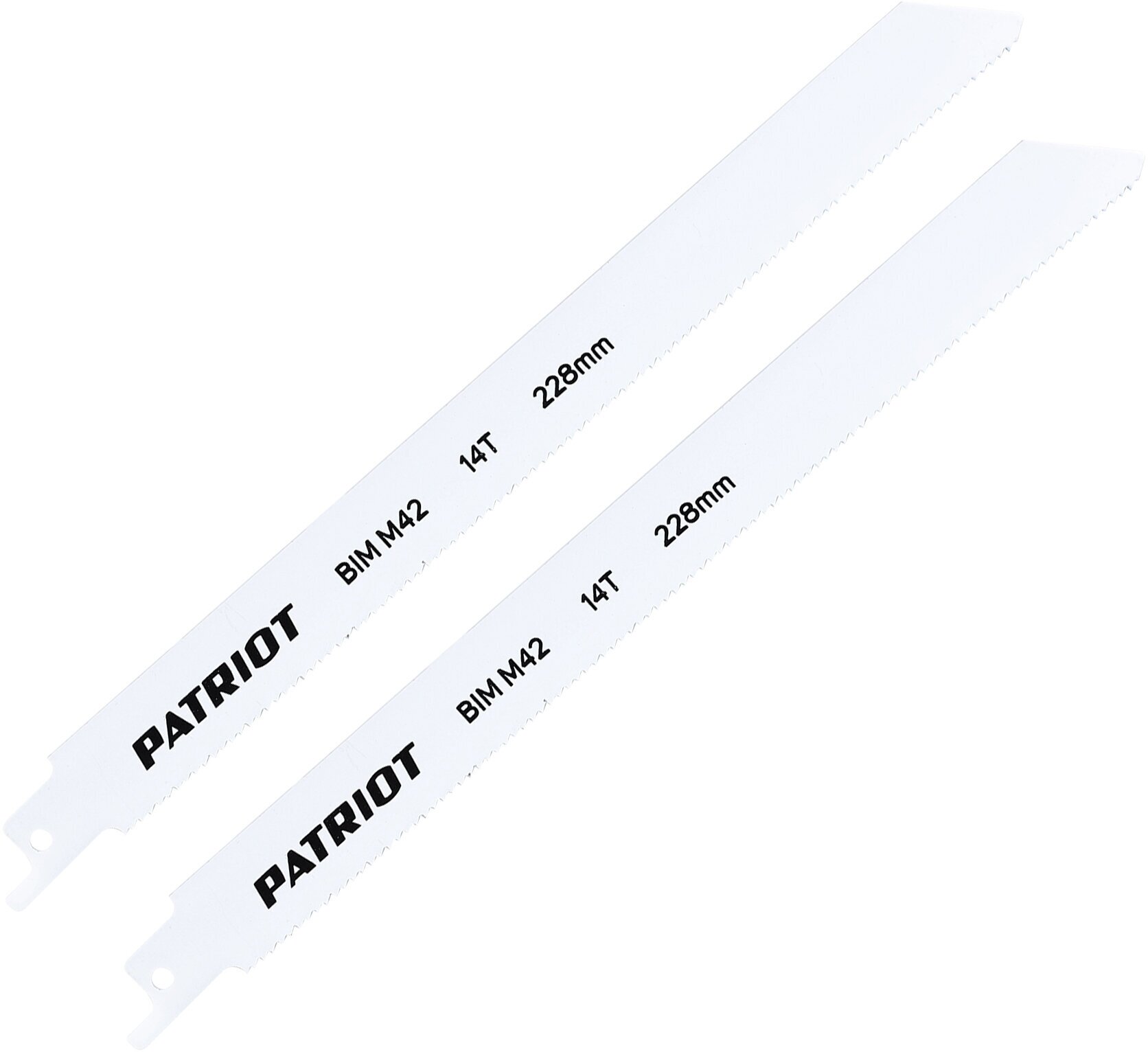 Полотно пильное PATRIOT для сабельной пилы, по металлу 228*19*0.92мм*14T 2 шт.
