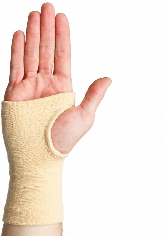 Фиксатор лучезапястного сустава АЛЕФ ФЗН, текстиль, L, бежевый