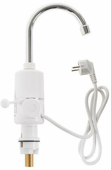 Кран-водонагреватель LuazON LHT-01, проточный, 3 кВт, 220 В, белый