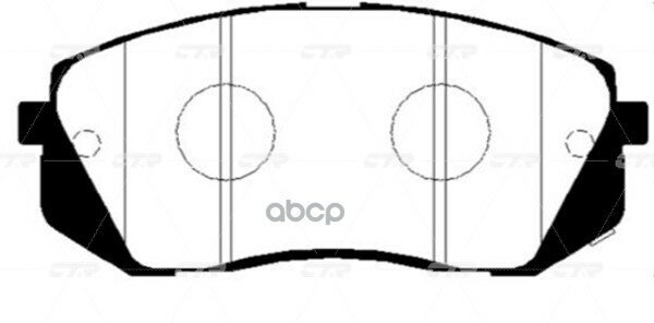 Колодки тормозные дисковые передние KIA Carens 2.0CVVTi/2.0CRDi 06 (старый арт. CKKK-41) GK0547 CTR арт. GK0547