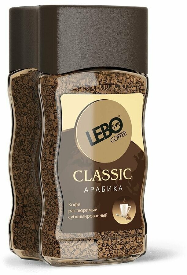 Lebo Кофе растворимый Classic 100 г