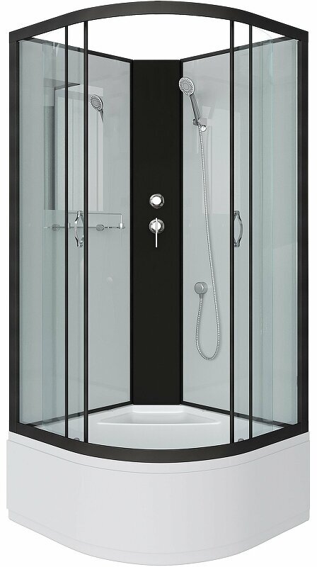 Душевая кабина Niagara Classic 100х100 NG-6709-14BK без гидромассажа