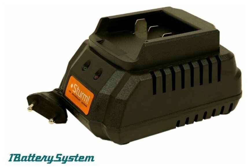 Зарядное устройство SBC1821, 1BatterySystem, 18В, 2А, Sturm!