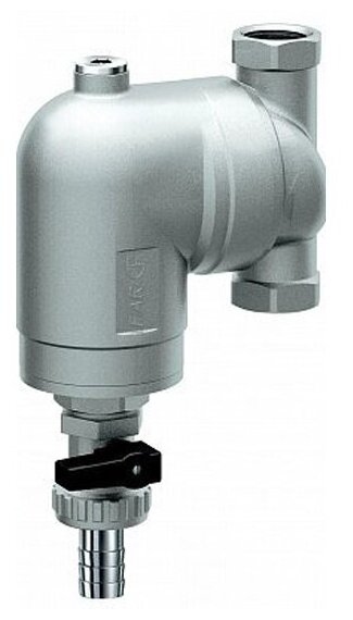 Фильтр Far 300мкм, под манометр, Max: 95 °C, 25 бар. Поворотное соединение 3/4" ВР